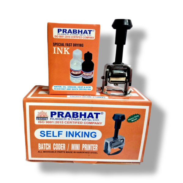 Manual Batch Coding Machines – Prabhat Rubber Stamp Mfg. Co.